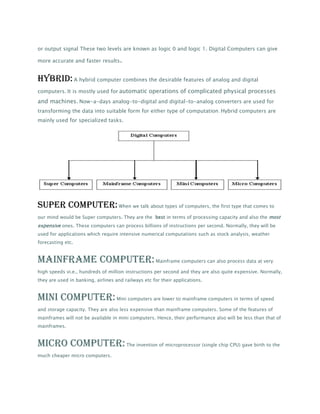 types of computer | DOCX