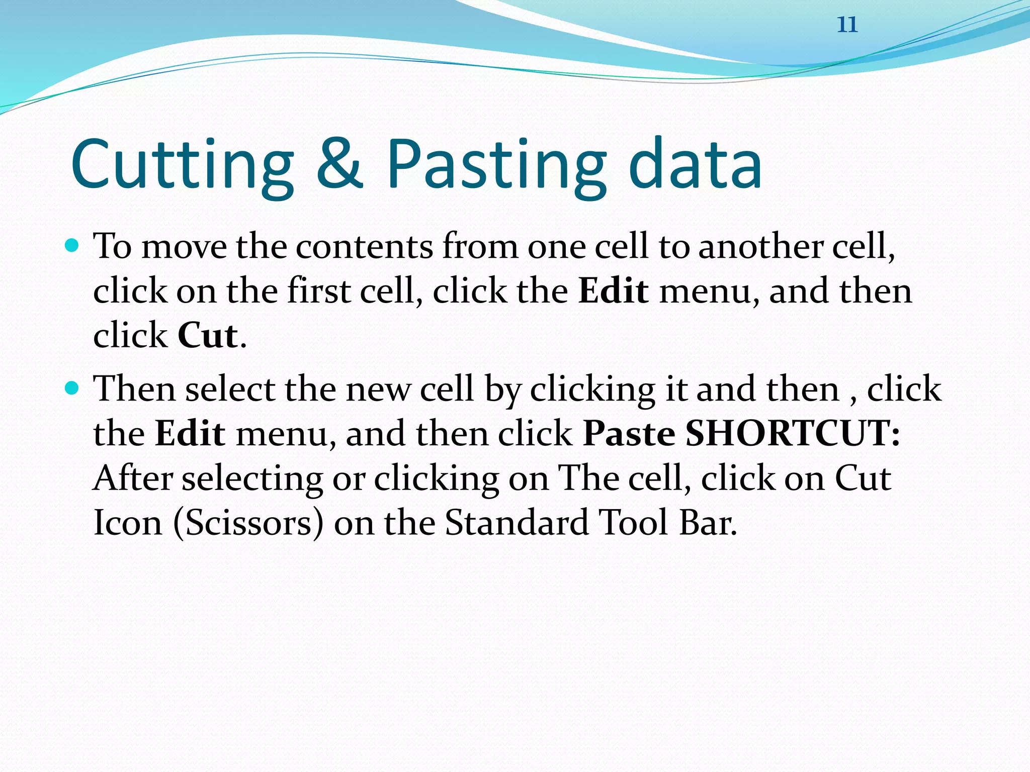 Computer skills excel2010 2 | PPT