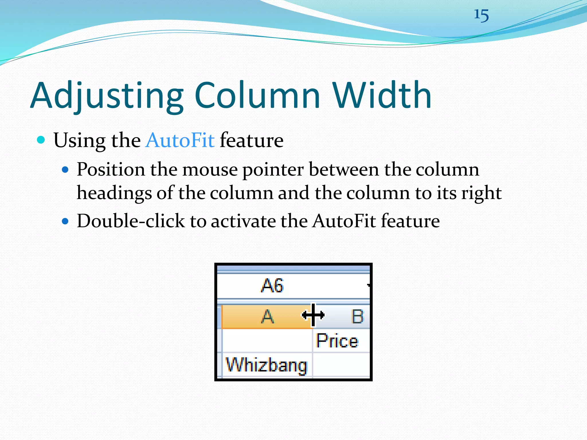 Computer skills excel2010 2 | PPT