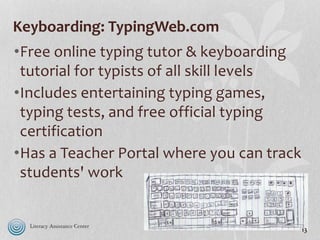 Computer skills for the TASC | PPT