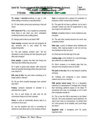 Computer slang | PDF