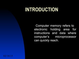 Computer’s memory | PPT