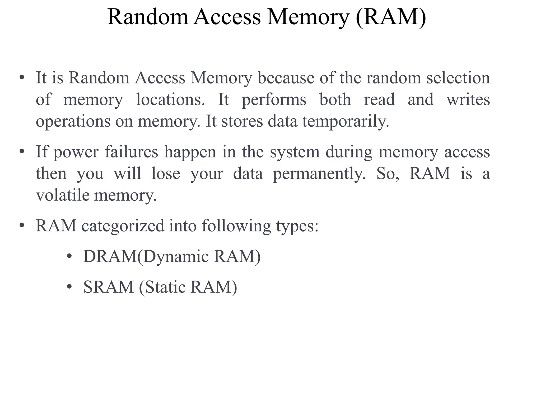 Introduction to COMPUTER’S MEMORY RAM and ROM | PPTX