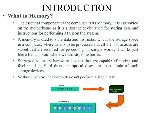 Introduction to COMPUTER’S MEMORY RAM and ROM | PPTX