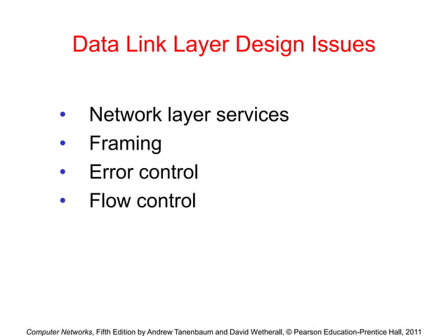 Computers network Chapter 3 The data link layer.ppt