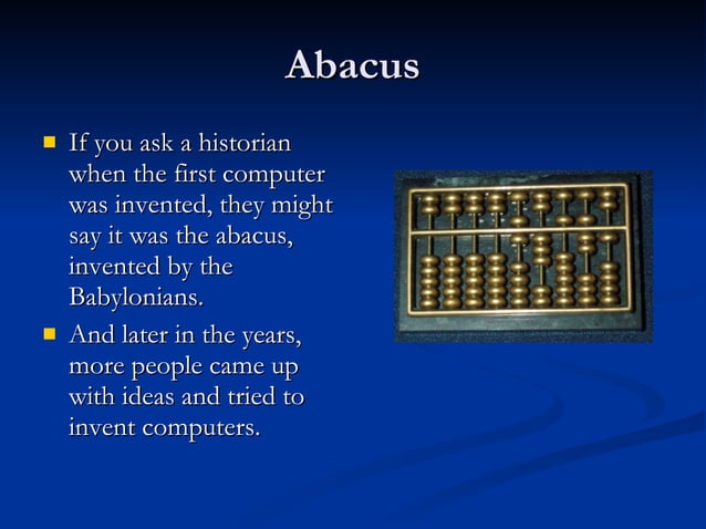 Computers Now And Then | PPT