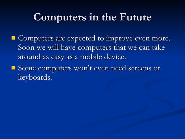 Computers Now And Then | PPT