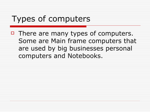 Computers Of Tomorrow | PPT | Computing | Technology & Computing