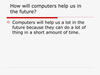 Computers Of Tomorrow | PPT