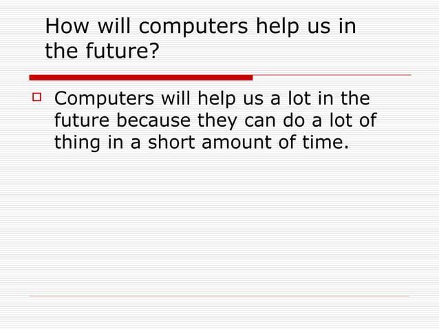 Computers Of Tomorrow | PPT | Computing | Technology & Computing