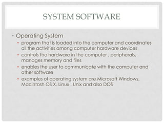 Computer software | PPT