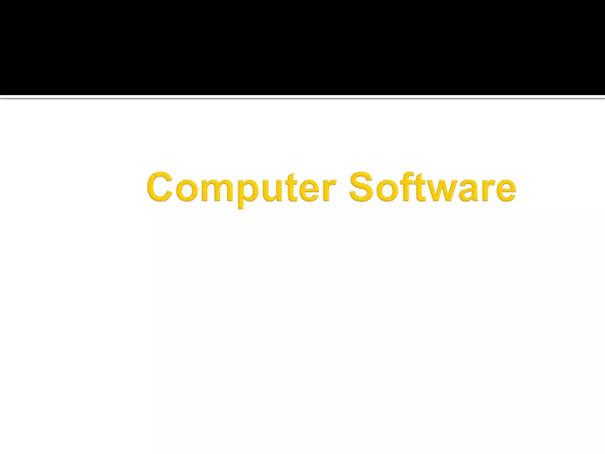 Computer software , | PPT