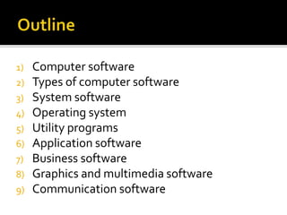 Computer software , | PPT