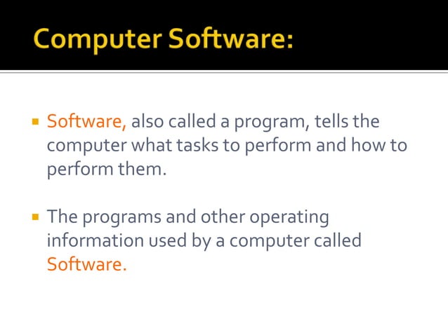 Computer software , | PPT