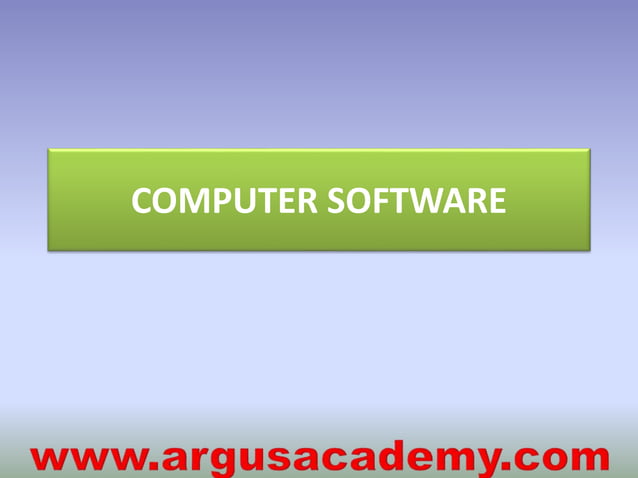 Computer software | PPSX