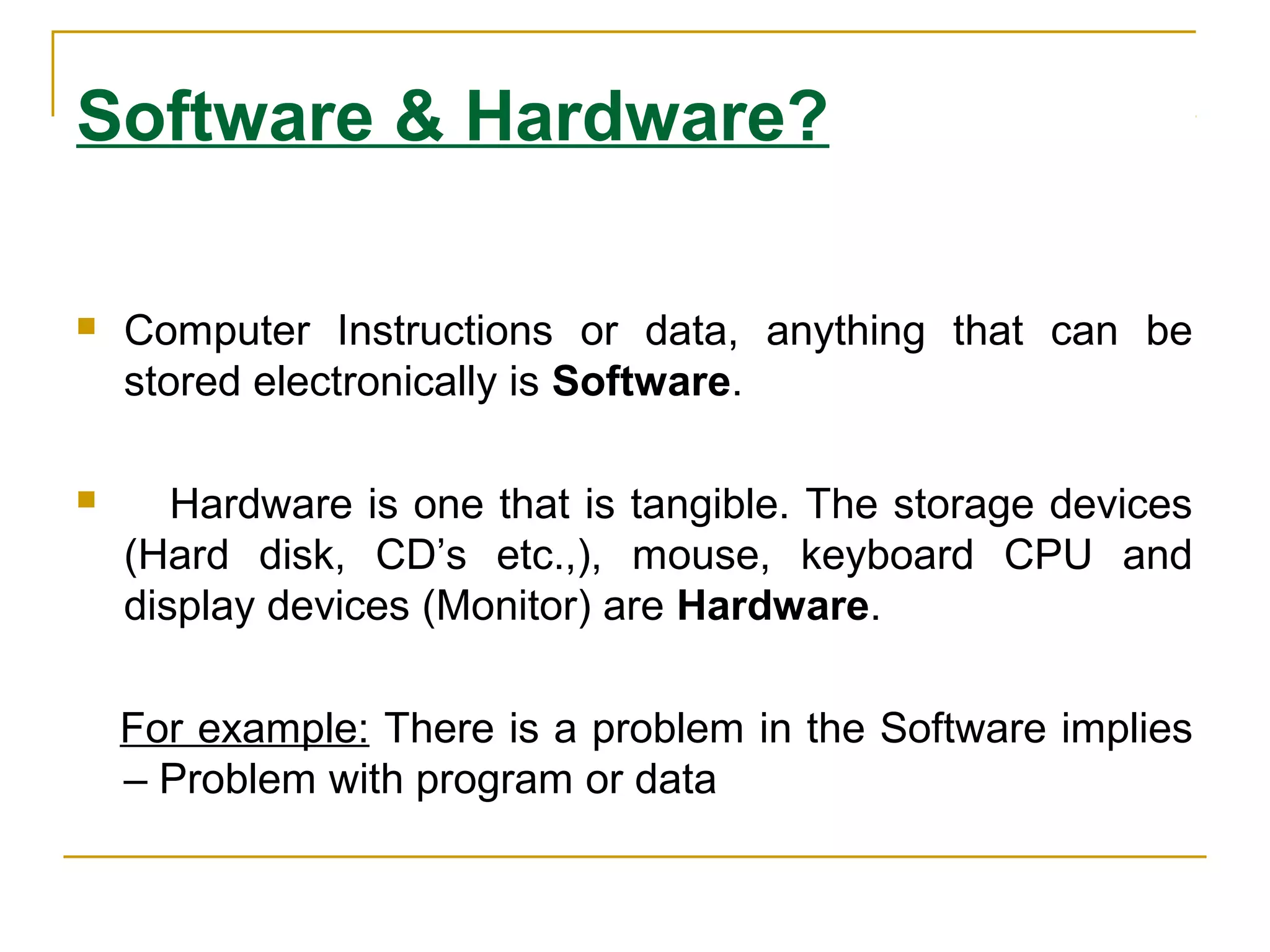 Computer software | PPT