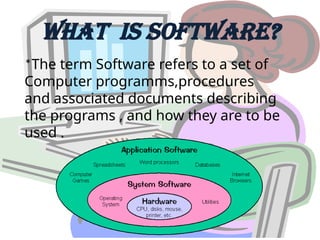 Computer Software and its type category types | PPTX