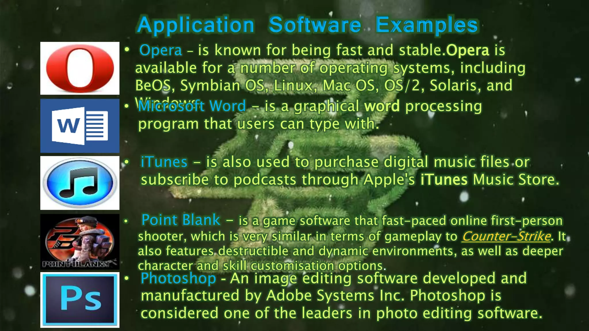 Computer Software Ppt Free Download