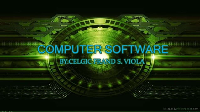 Computer software | PPT | Free Download
