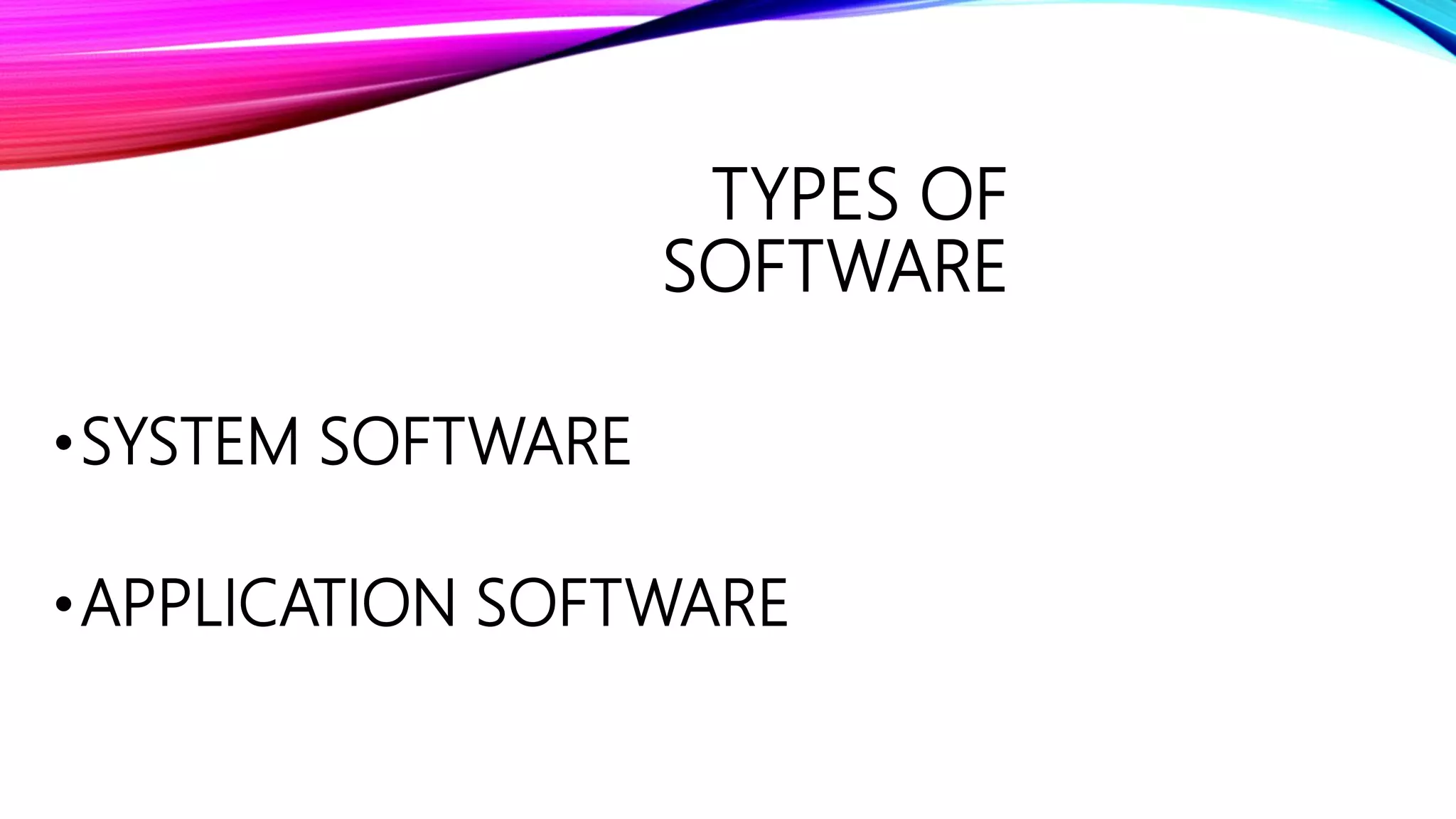Computer software | PPTX