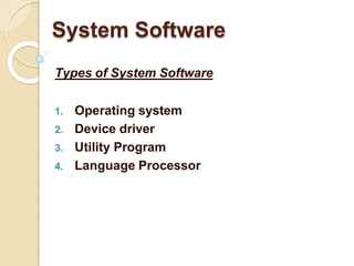computer software in Computer Fundamentals | PPTX