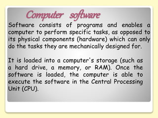 Computer software | PPT