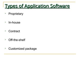 Computer Software | System software | Application software | PPT