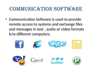 computer software and its type use of computer software | PPT