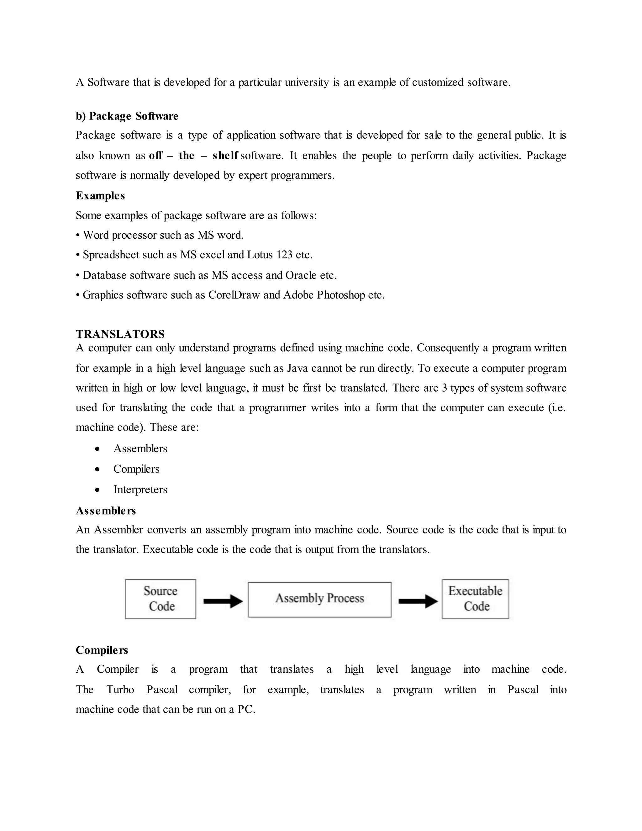 Computer software and operating system | PDF