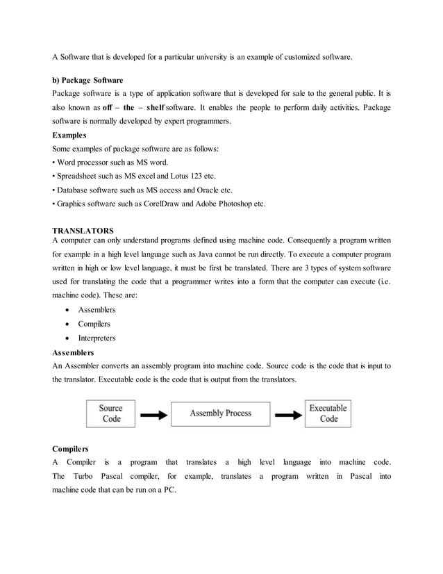 Computer software and operating system | PDF