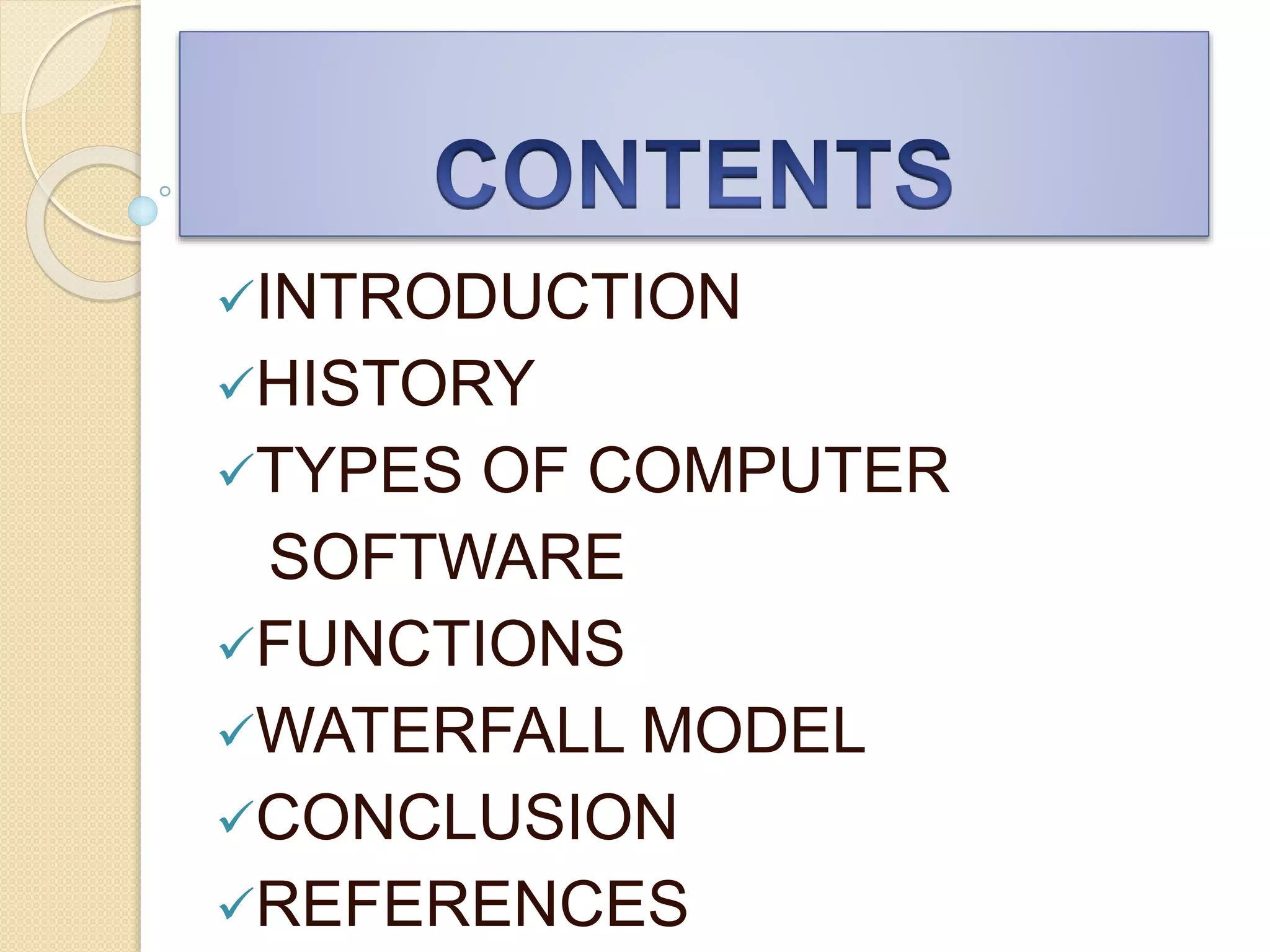 Computer software | PPTX | Operating Systems | Computer Software and Applications