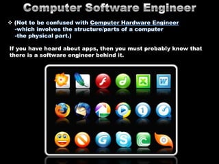 Computer software engineer | PPTX