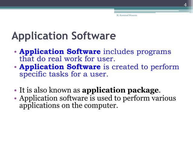 Computer Software & its Types | PPTX | Operating Systems | Computer Software and Applications