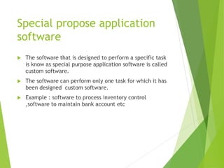 Computer software lecture | PPTX