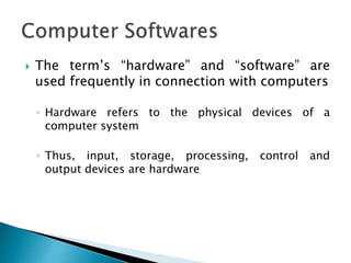 Computer Software's by Luqman | PPT
