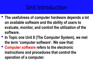Computer Computer Software topic three .ppt