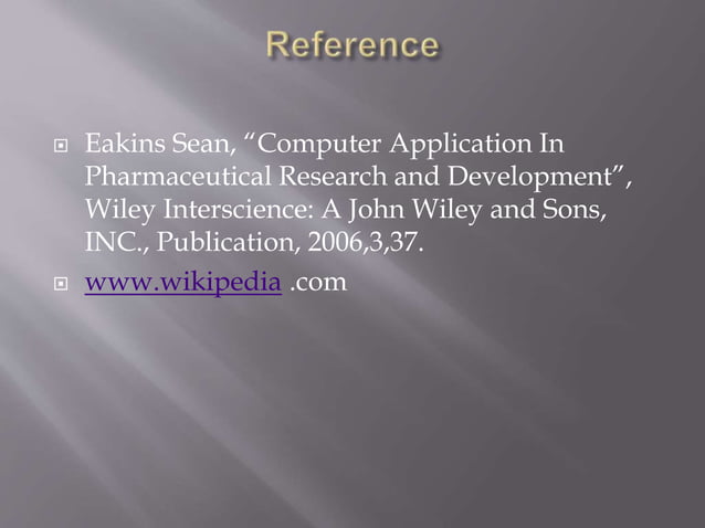 Computer software used in PHARMCAY AND PHARMACEUTICAL RESEARCH | PPTX ...