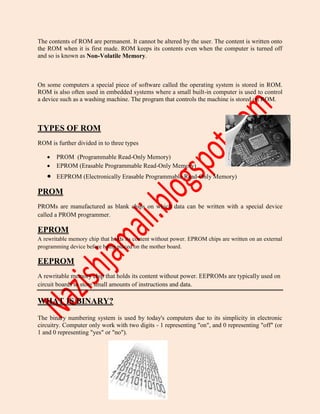 Some topics of Computer | PDF