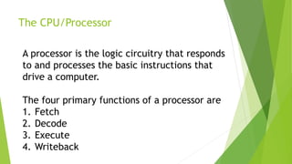 Computer specifications | PPTX