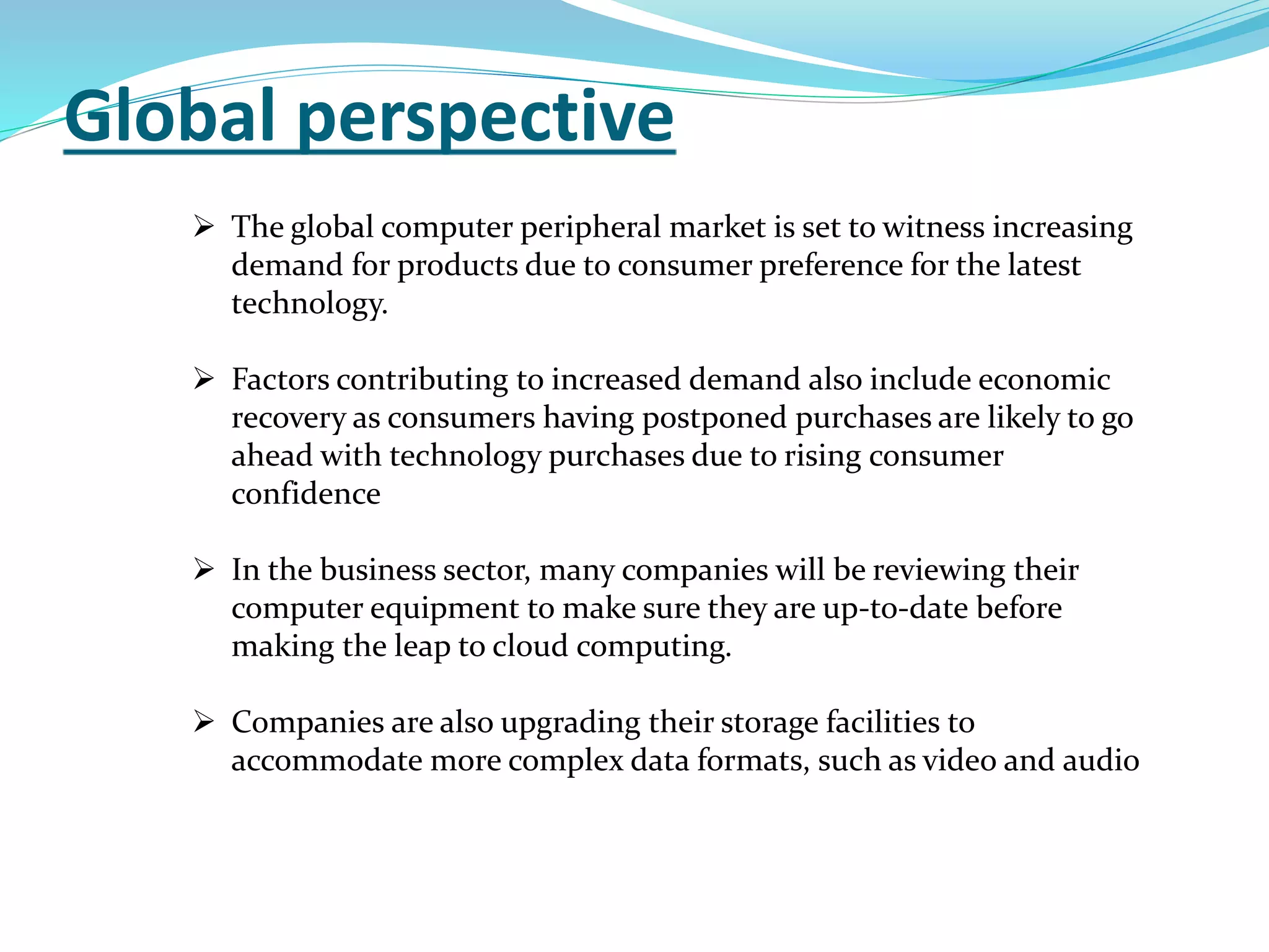 Computers & peripherals sector | PPTX