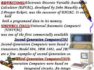 Computers power point presentation | PPT