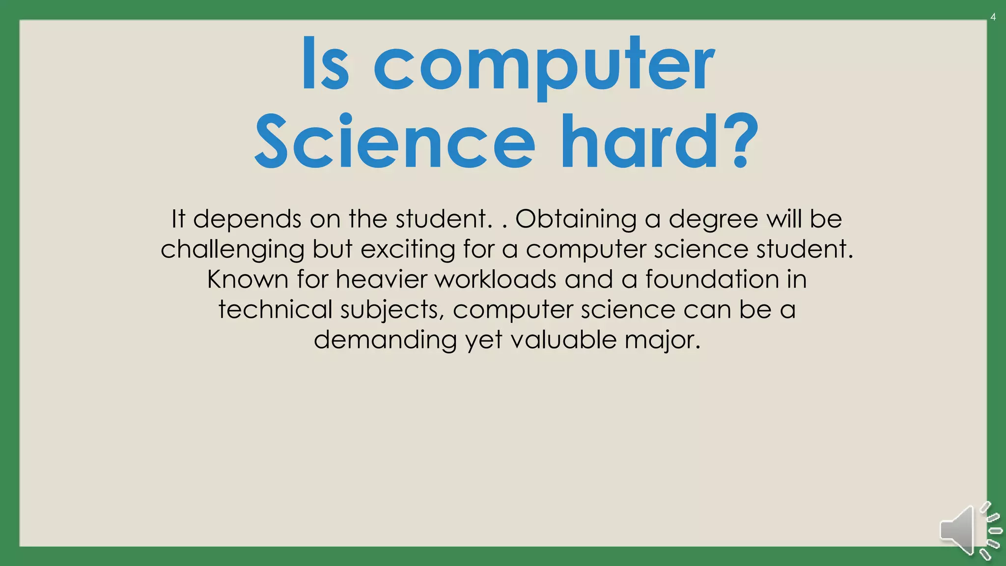 Computers Science Degree Pros And Cons