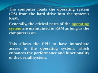 Computer start up process | PPTX