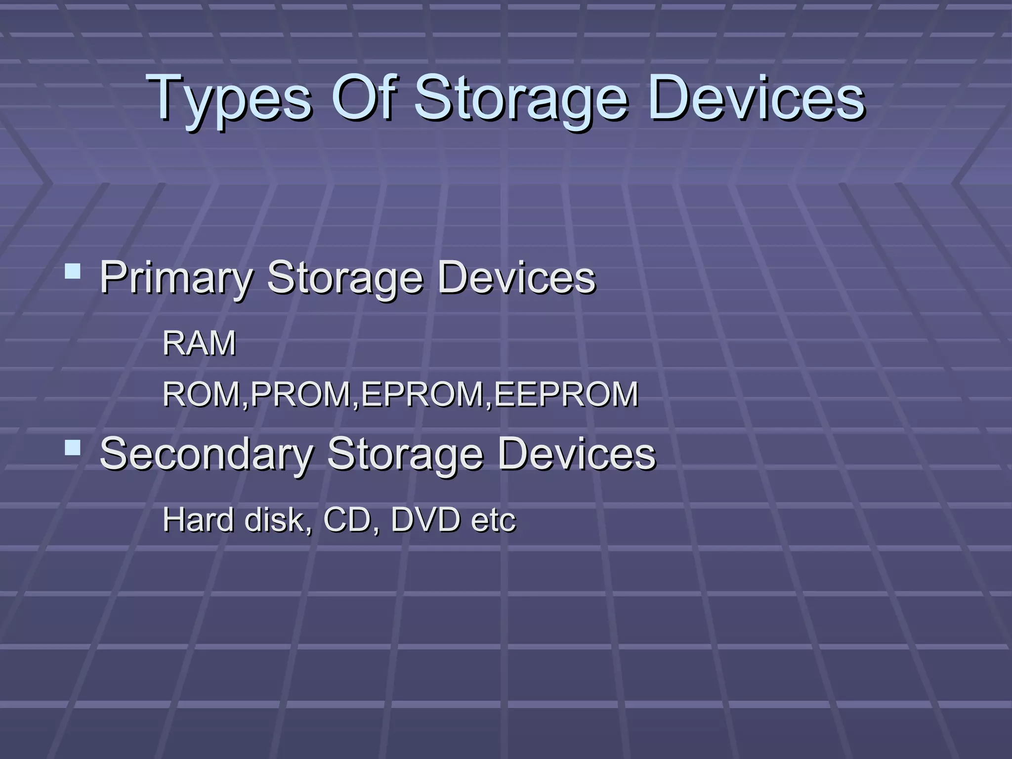 Computer storage devices | PPT