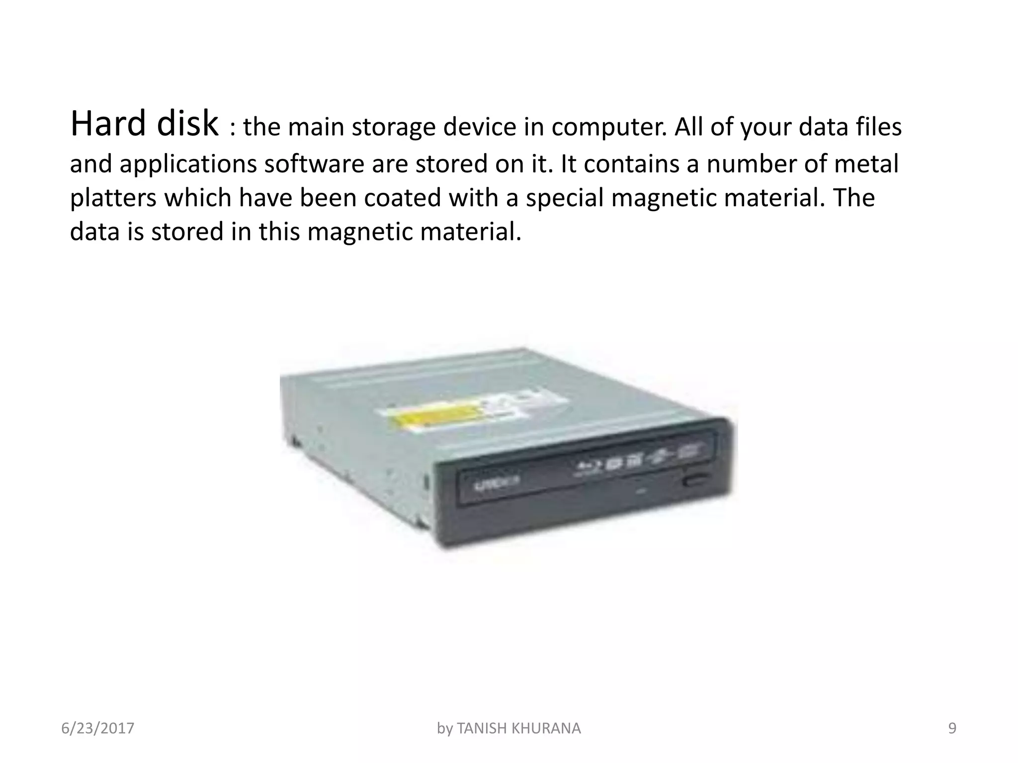 Computer storage devices | PPTX