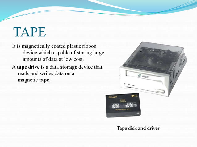 Computer storage & devices | PPTX