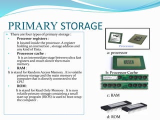Computer storage & devices | PPTX