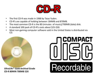 Computer Storage Options Changed 3 | PPT