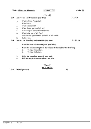 Computer studies 2 | DOC