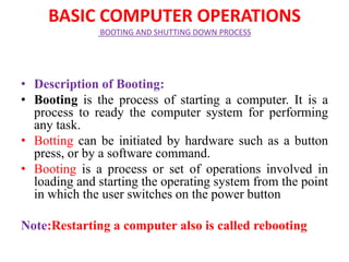 HHCJ AMUMARA: COMPUTER STUDIES LECTURE NOTE FOR SS1-001 | PPT